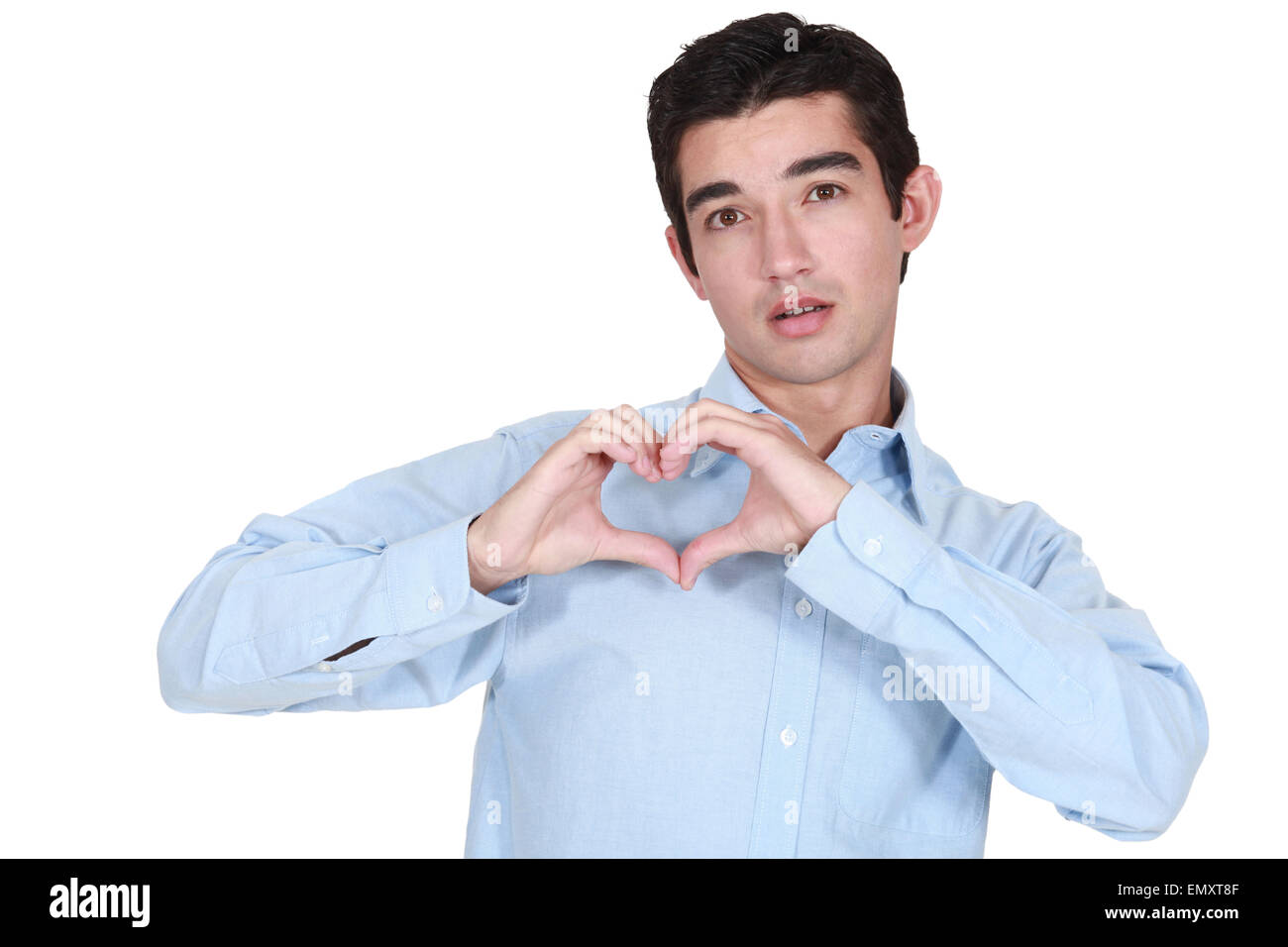 Hands man making massage hi-res stock photography and images - Alamy