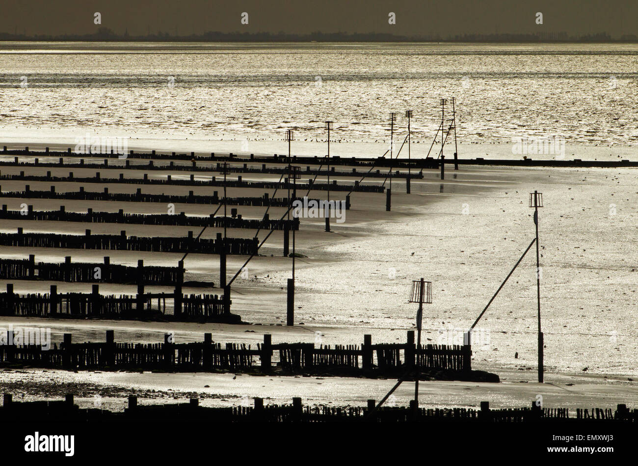 Hunstanton groynes hi-res stock photography and images - Alamy