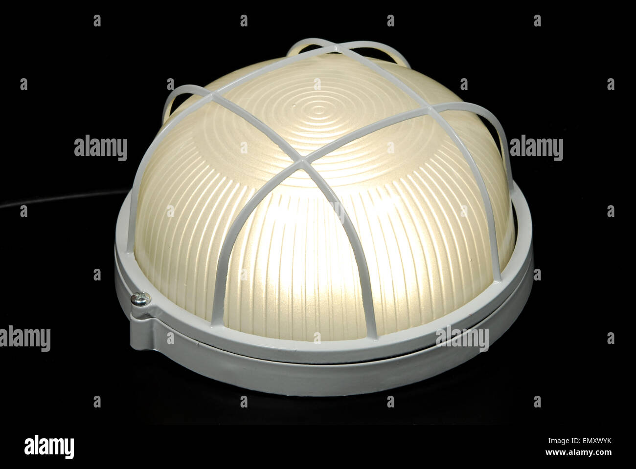 lamp isolated on the black background Stock Photo - Alamy