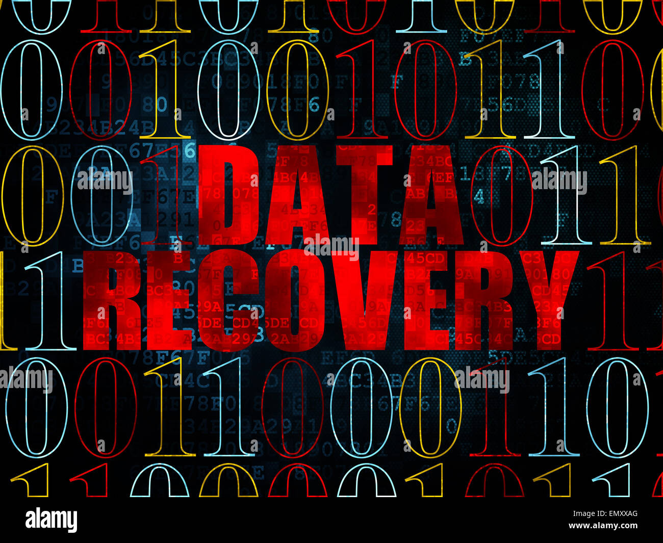 Information concept: Data Recovery on Digital background Stock Photo - Alamy