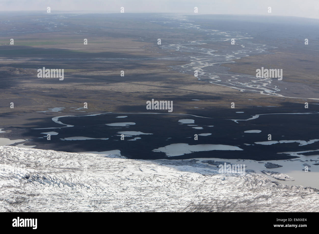 frozen glacier ice iceberg Iceland Stock Photo - Alamy