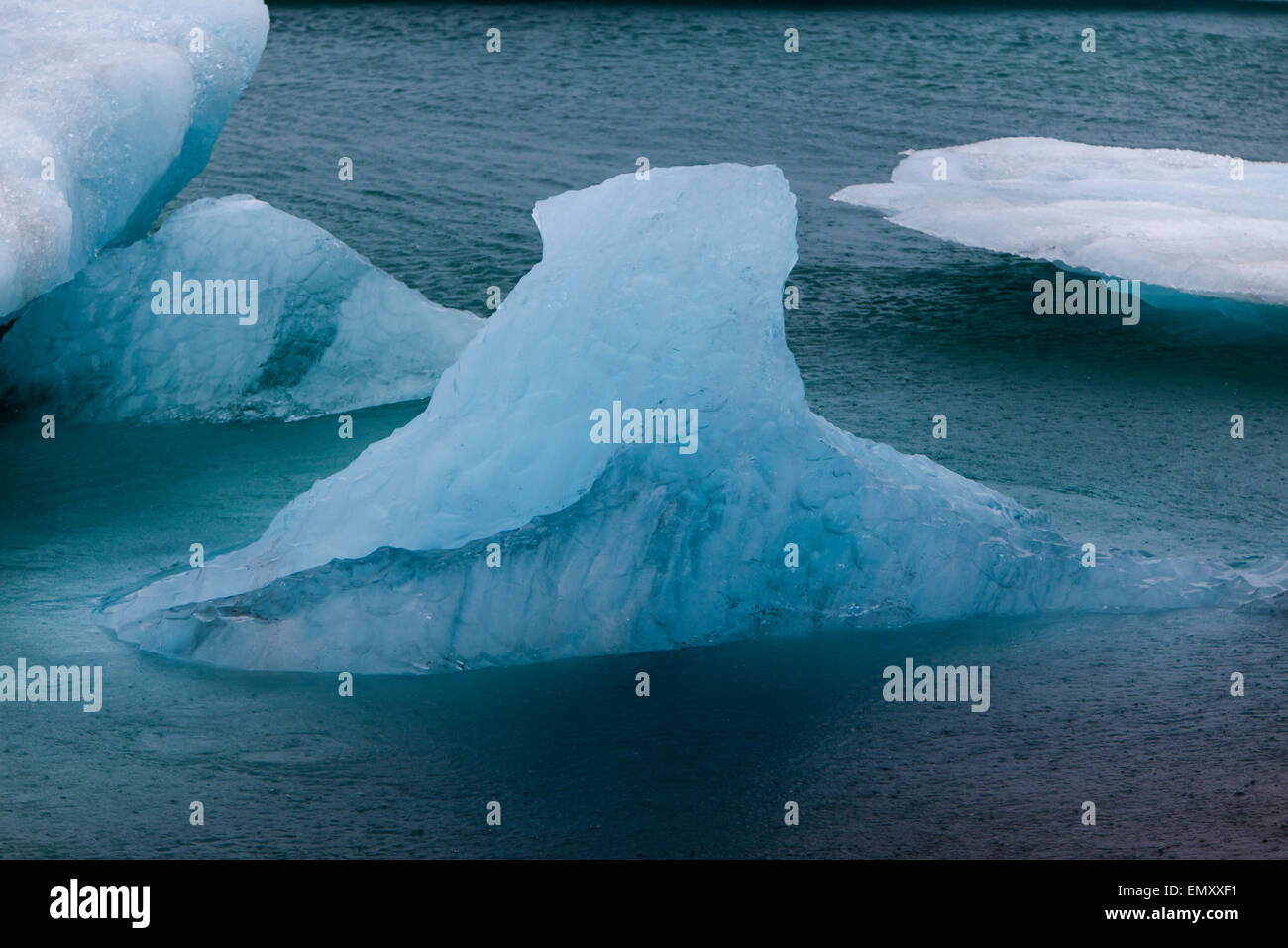 frozen glacier ice iceberg Iceland Stock Photo - Alamy