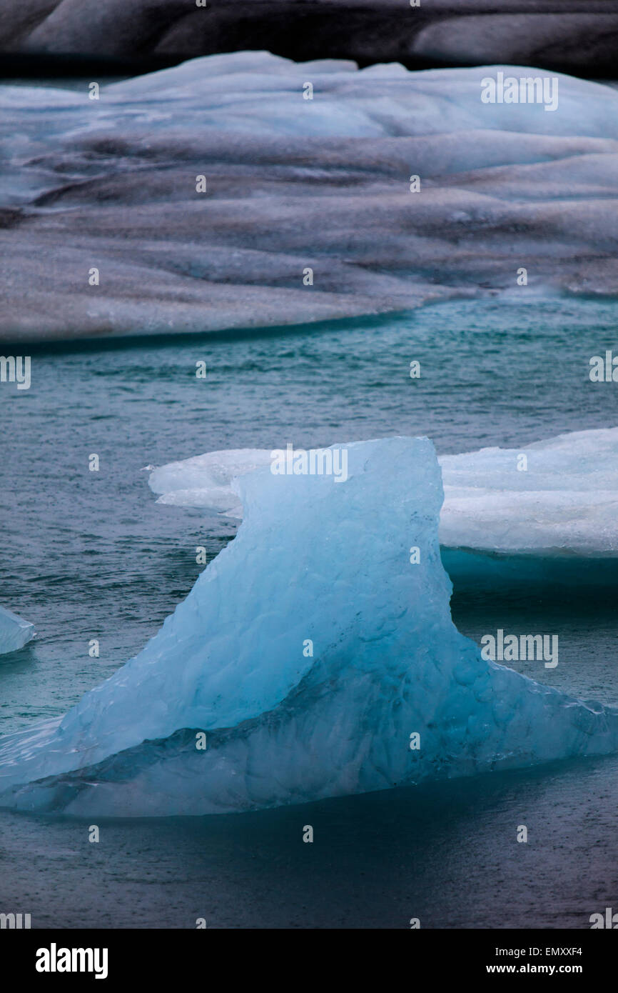 frozen glacier ice iceberg Iceland Stock Photo - Alamy