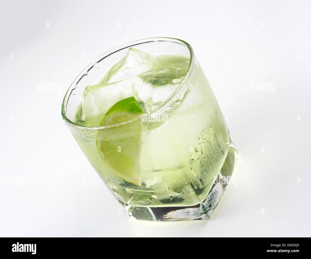 Vodka lime cocktail Stock Photo - Alamy