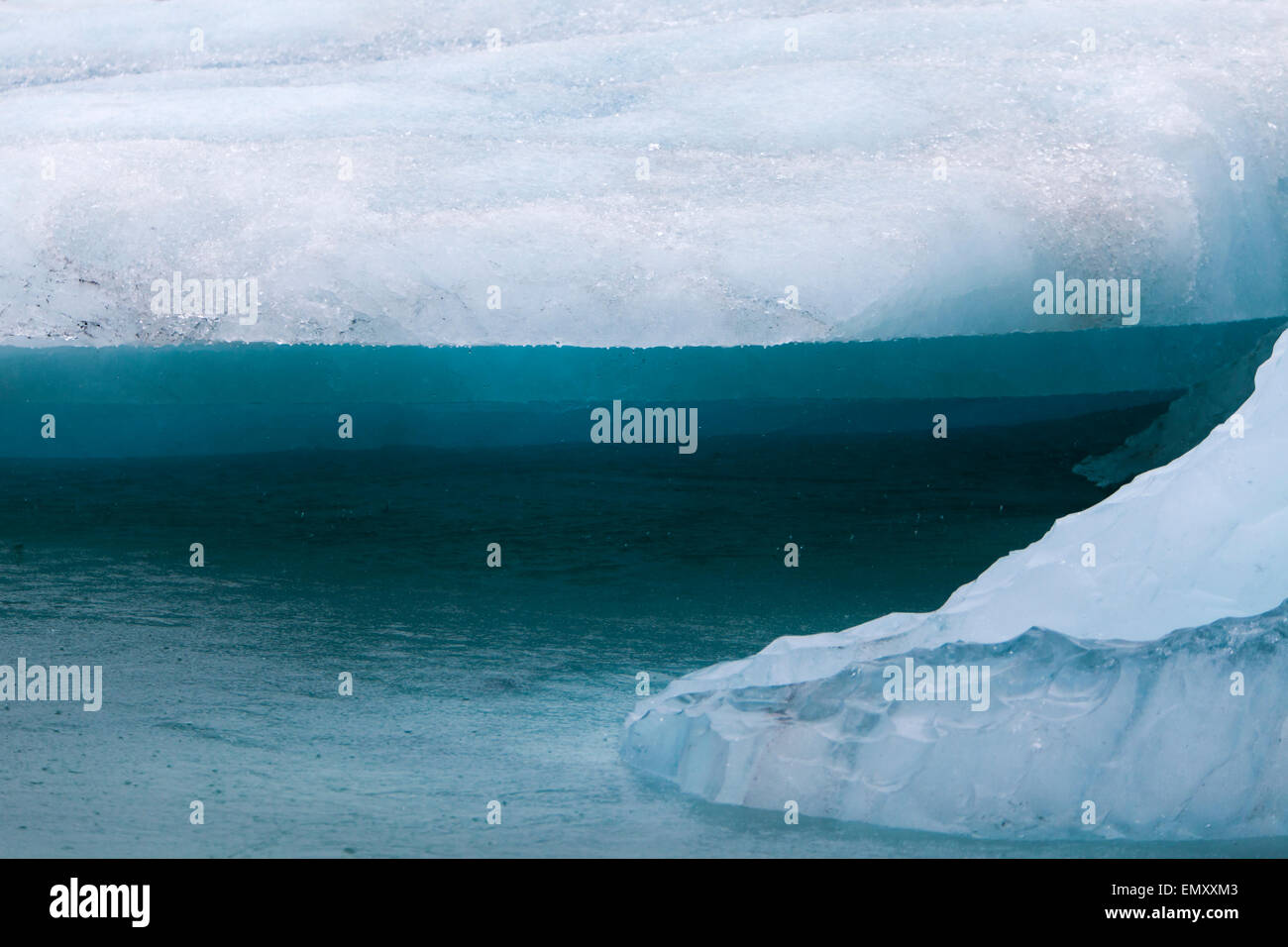 frozen glacier ice iceberg Iceland Stock Photo - Alamy