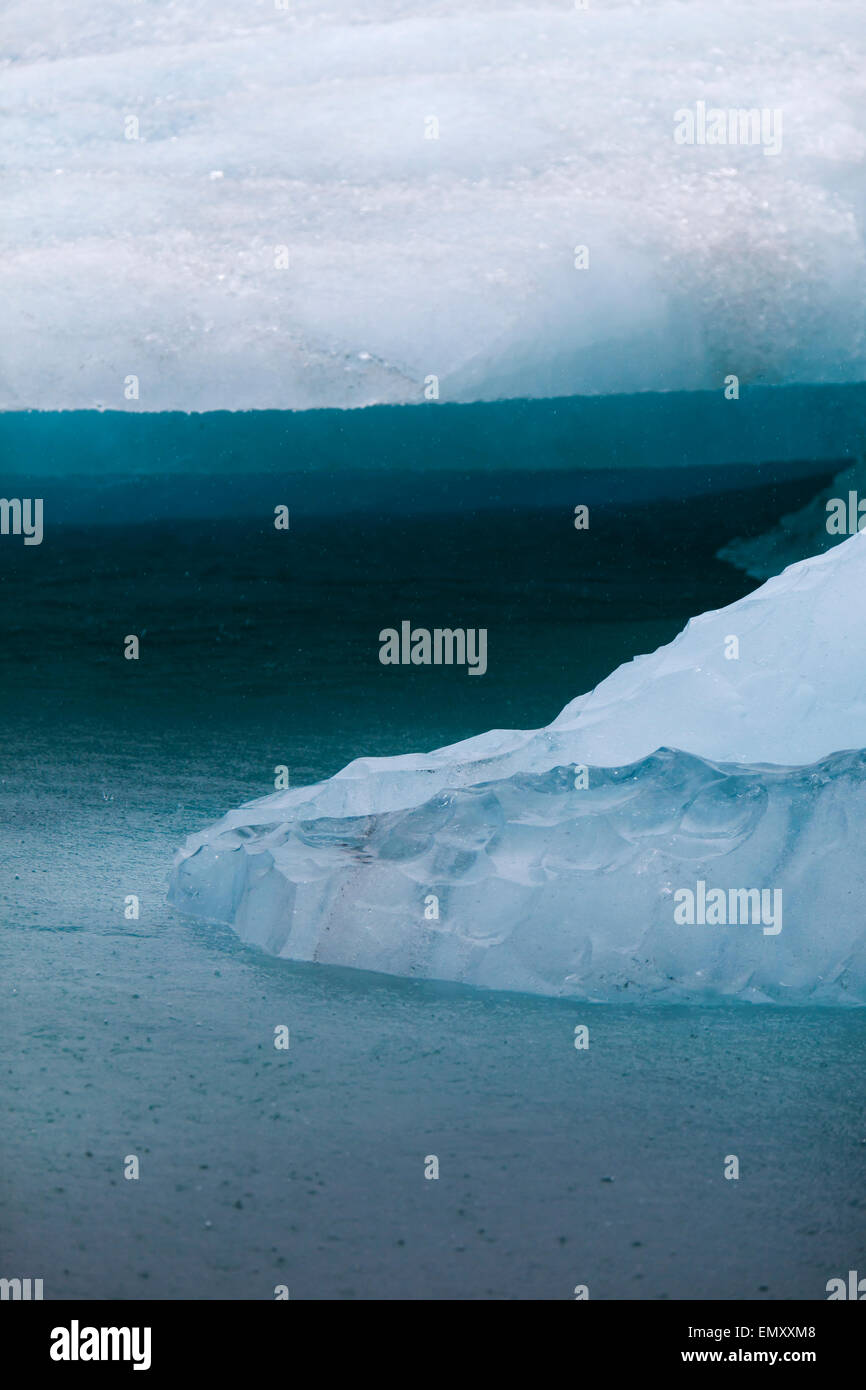 frozen glacier ice iceberg Iceland Stock Photo - Alamy