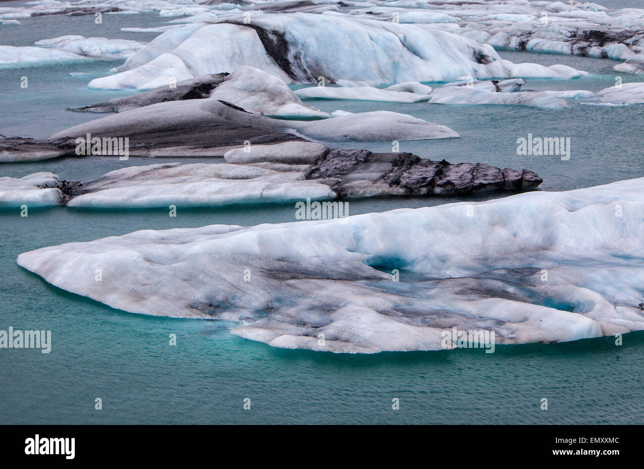 frozen glacier ice iceberg Iceland Stock Photo - Alamy