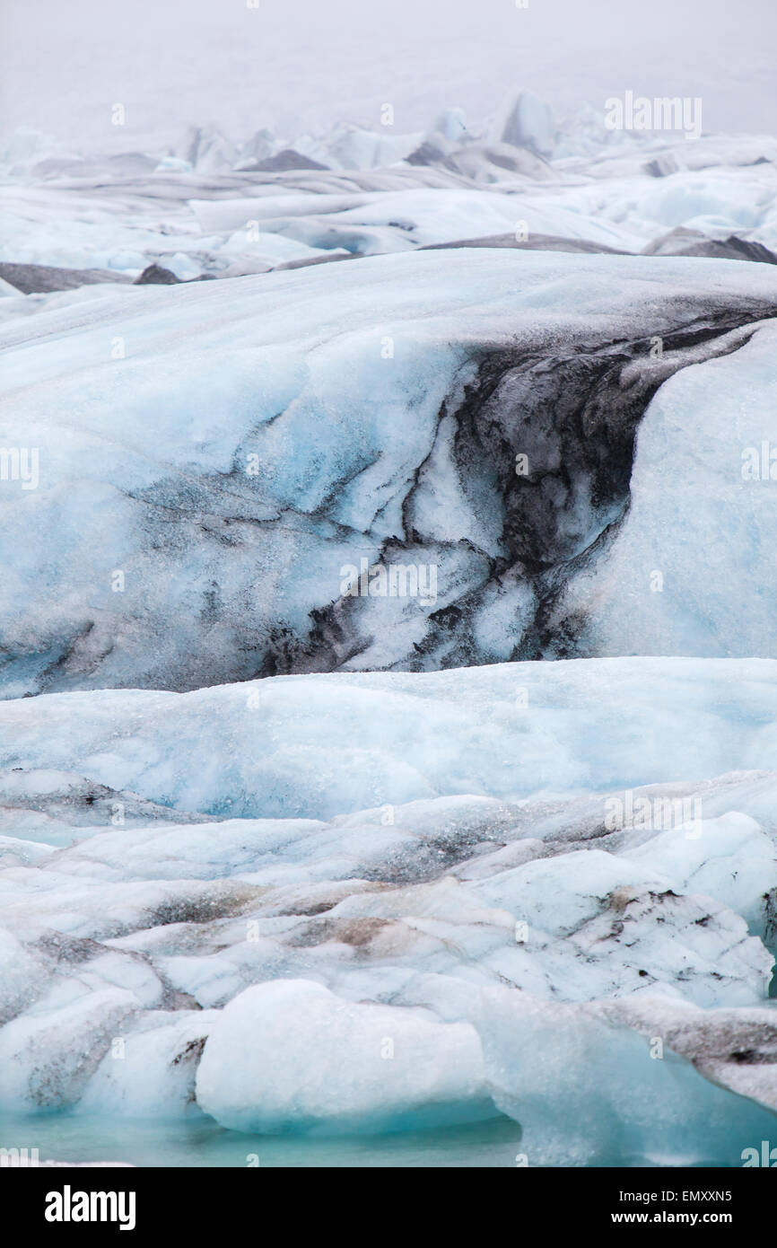frozen glacier ice iceberg Iceland Stock Photo - Alamy