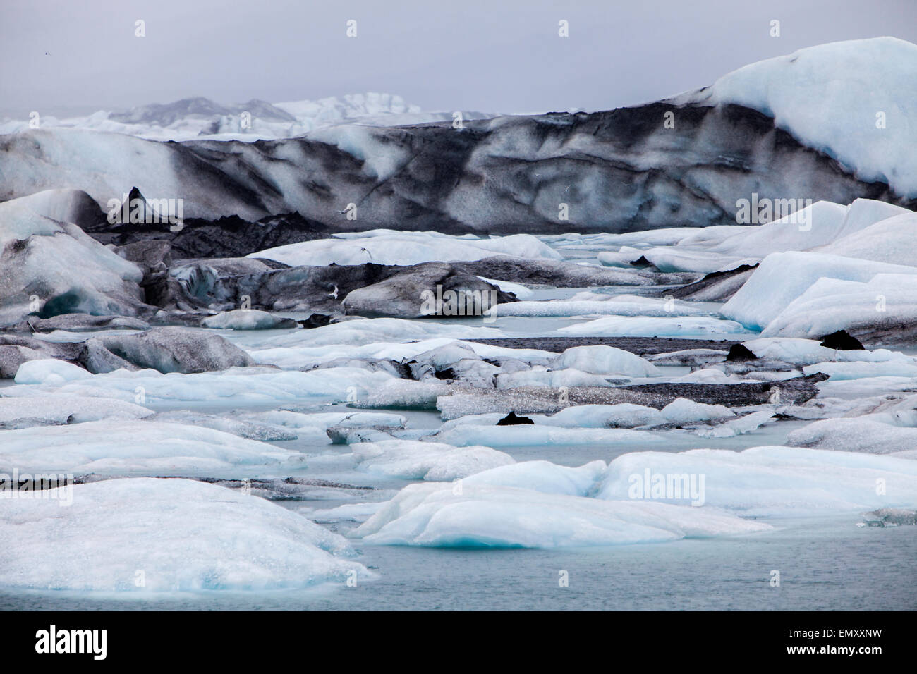 frozen glacier ice iceberg Iceland Stock Photo - Alamy
