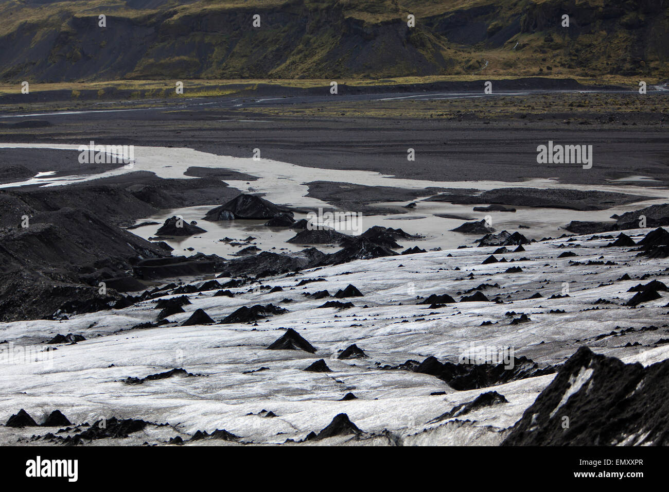 frozen glacier ice iceberg Iceland Stock Photo - Alamy