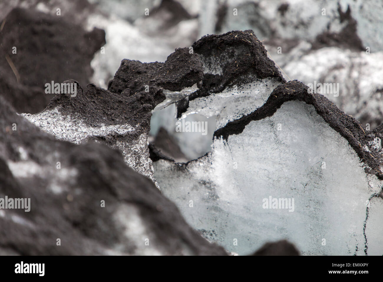 frozen glacier ice iceberg Iceland Stock Photo - Alamy