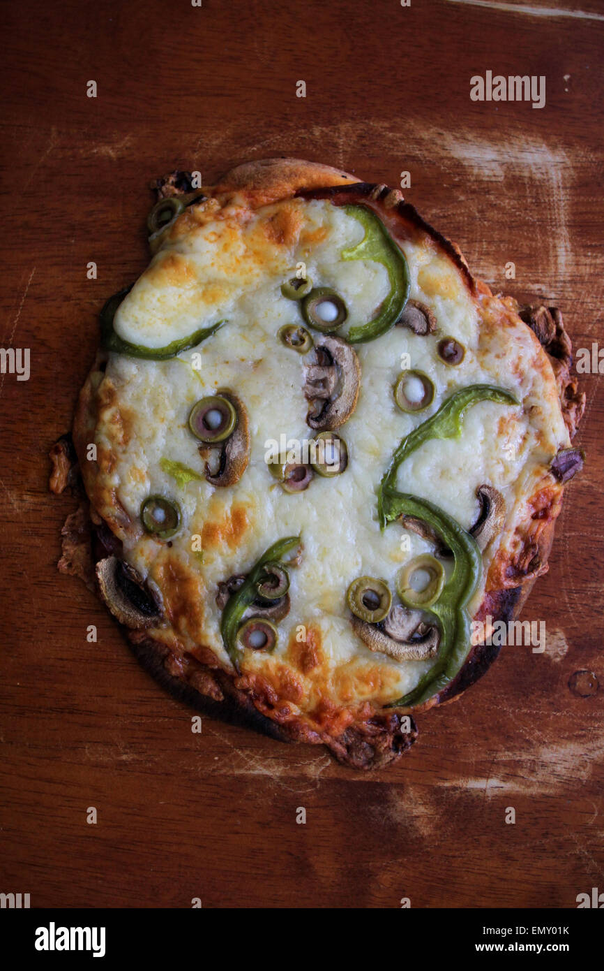 A homemade pizza from scratch Stock Photo - Alamy