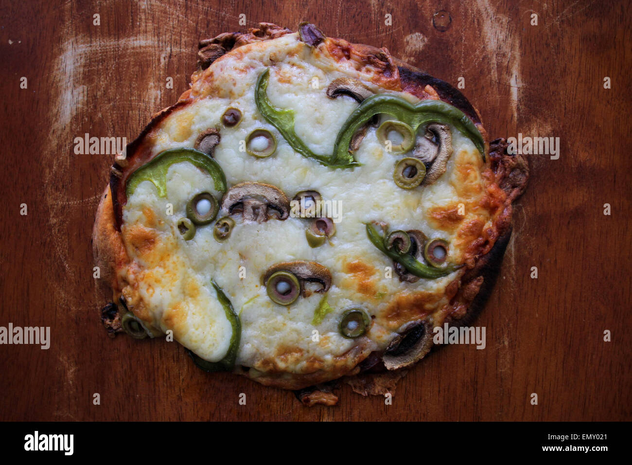 A homemade pizza from scratch Stock Photo - Alamy