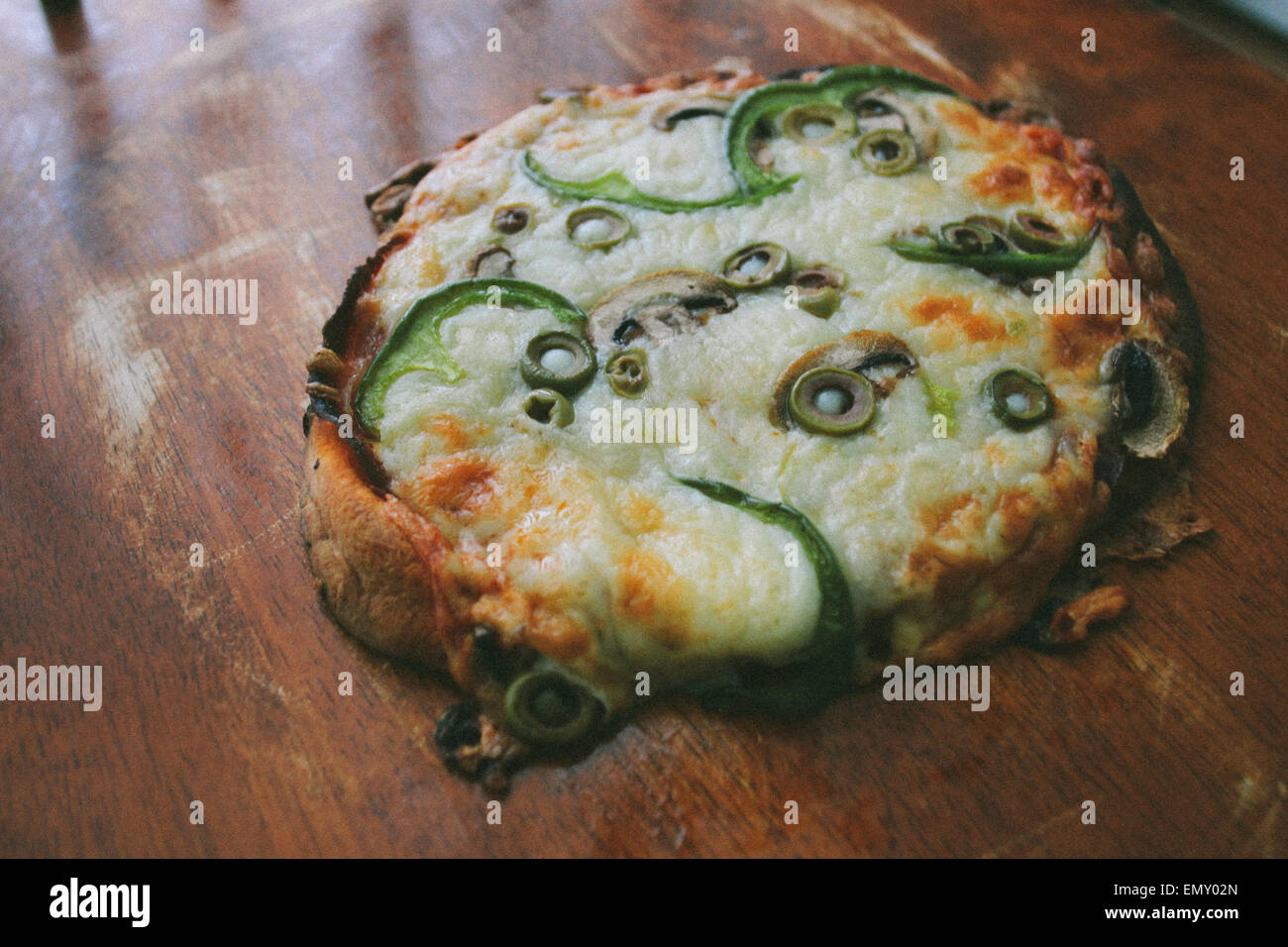 A homemade pizza from scratch Stock Photo - Alamy