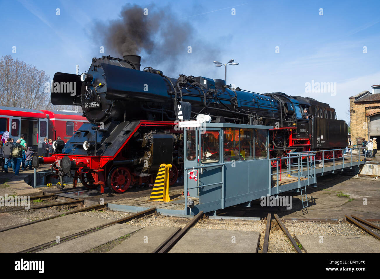 Steam locomotive Borsig 03 2155-4 (DRG Class 03 Stock Photo - Alamy