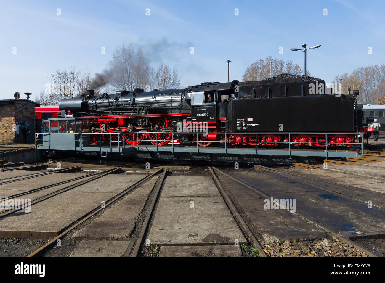 Steam locomotive Borsig 03 2155-4 (DRG Class 03 Stock Photo - Alamy