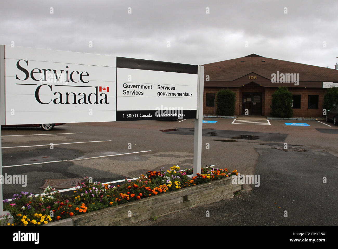The Service Canada building in North Sydney, Nova Scotia Stock Photo ...