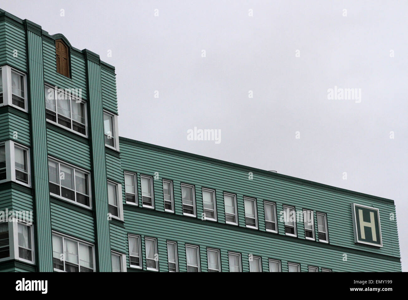 The Northside General Hospital in North Sydney, Nova Scotia Stock Photo ...