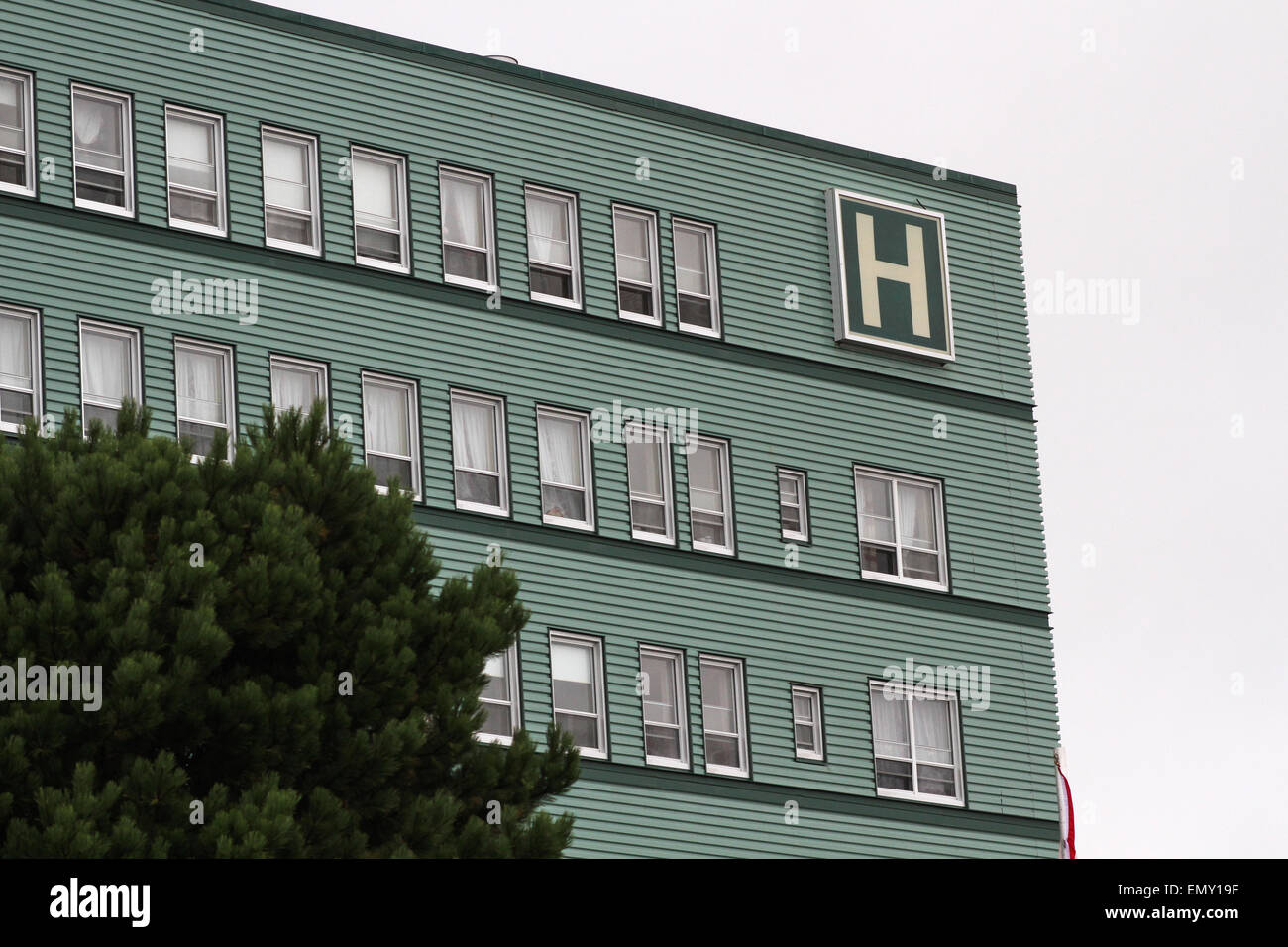 The Northside General Hospital in North Sydney, Nova Scotia Stock Photo ...