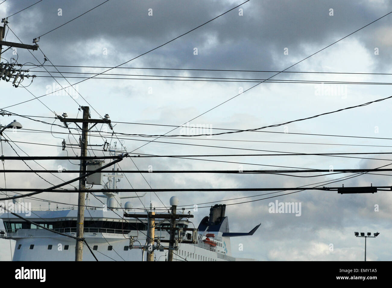 The Atlantic Vision docked at Marine Atlantic in North Sydney, N.S ...