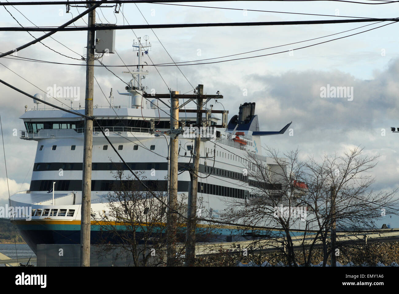 The Atlantic Vision docked at Marine Atlantic in North Sydney, N.S ...