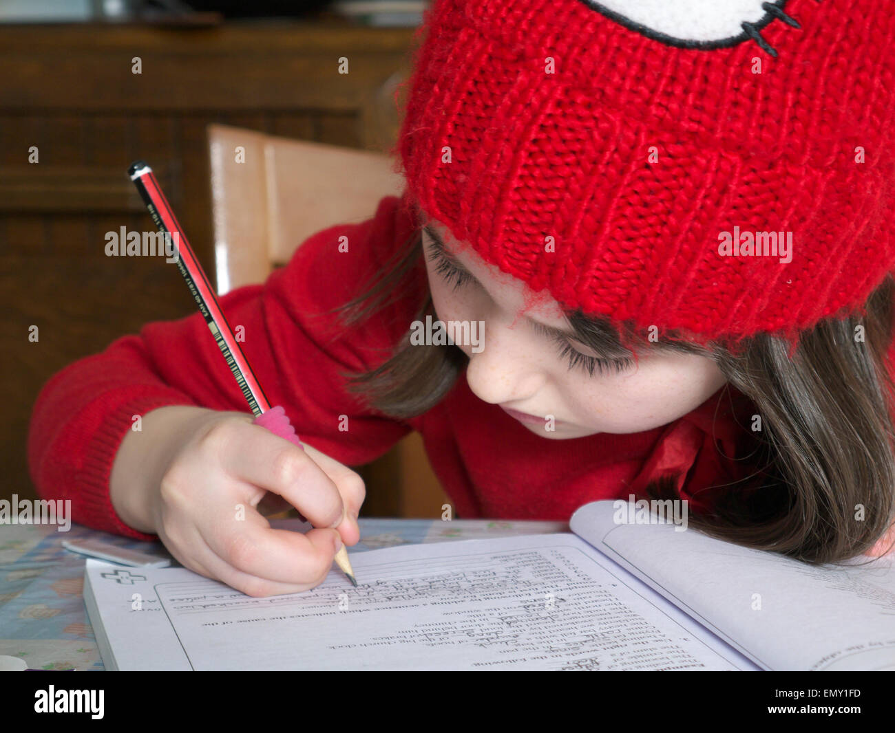 Child homework 8 hi-res stock photography and images - Alamy