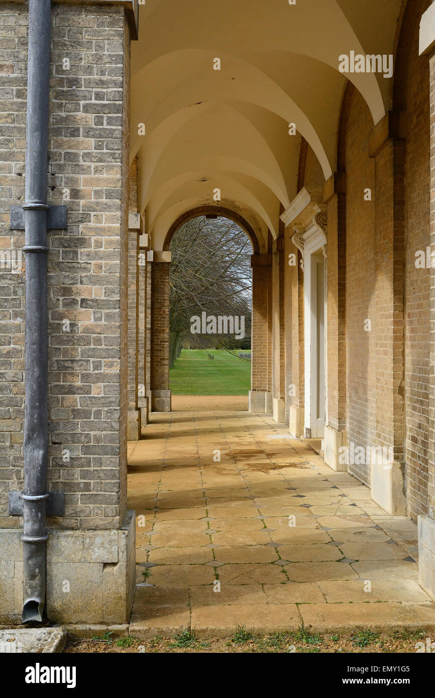 Brick corridor hi-res stock photography and images - Alamy