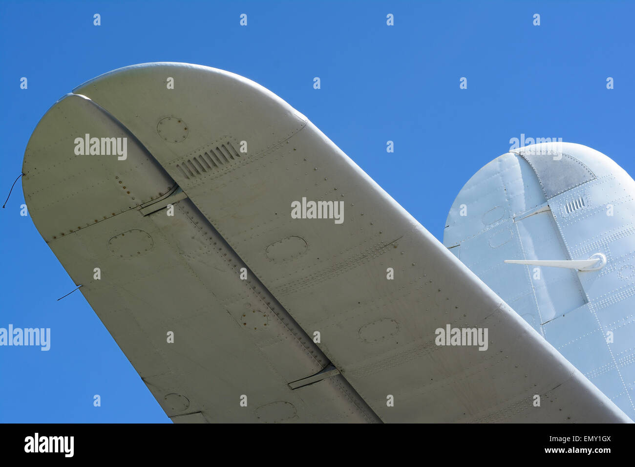 Tail flap detail of British European Airways at Imperial War Museum ...