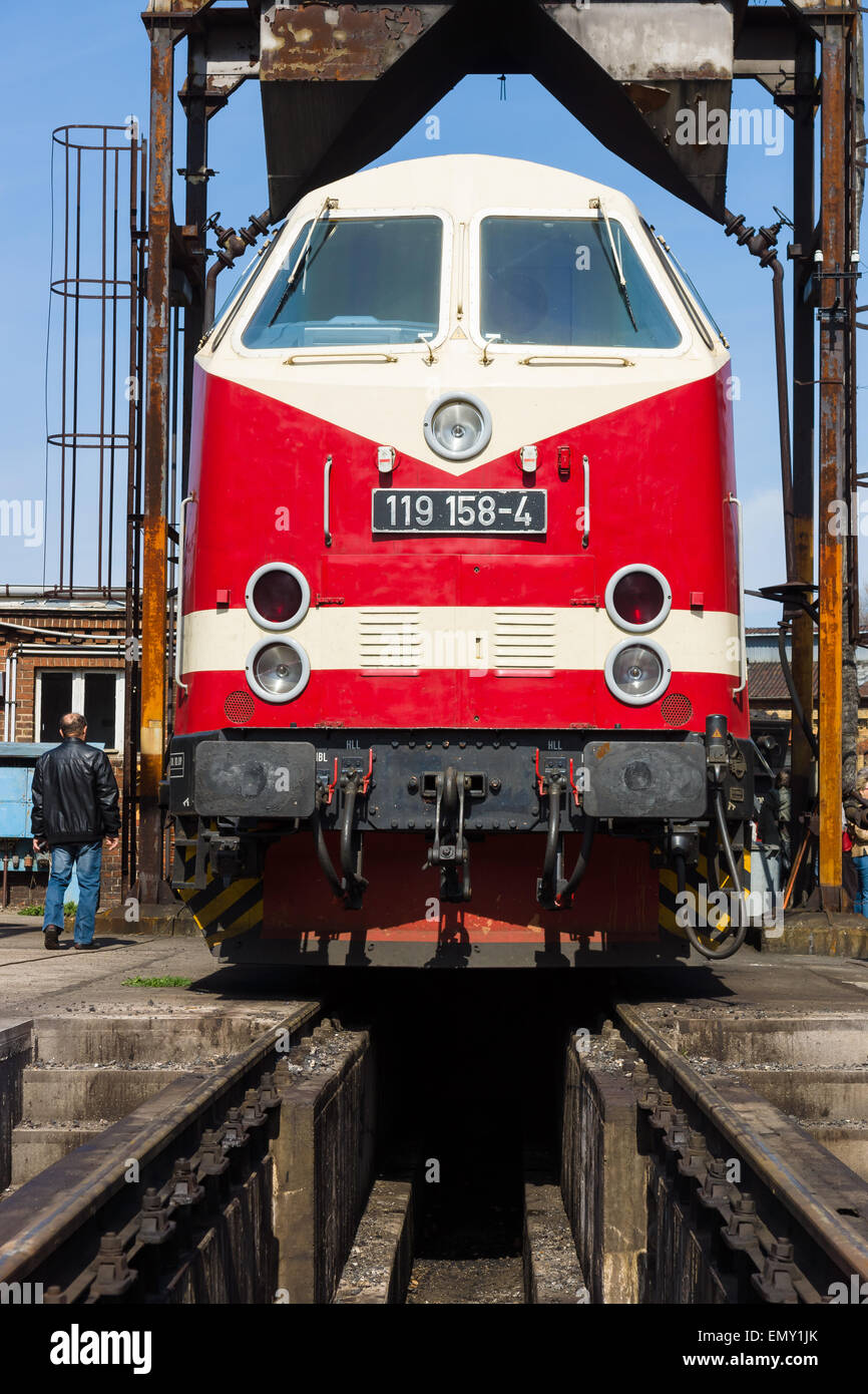 Diesel locomotive DR Class 119 ("23rd August" Bucharest Locomotive ...
