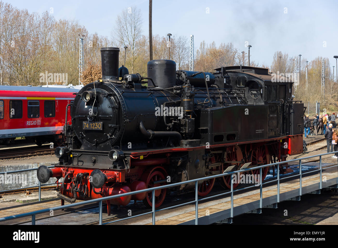 Steam locomotive Borsig 9525 Stock Photo - Alamy