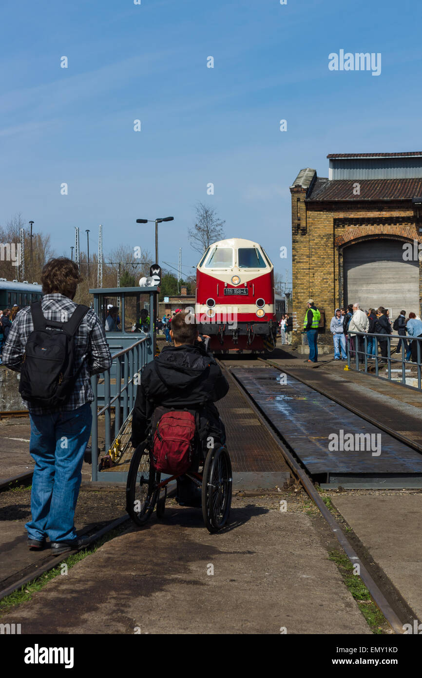 Diesel locomotive DR Class 119 ("23rd August" Bucharest Locomotive ...