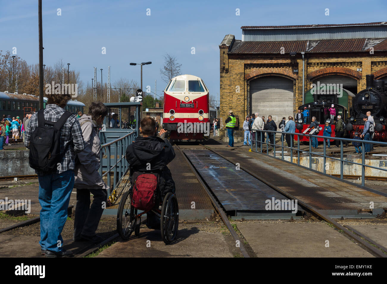 Diesel locomotive DR Class 119 ("23rd August" Bucharest Locomotive ...
