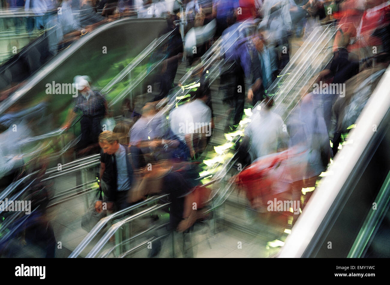 Business travel rush hour commute Stock Photo - Alamy