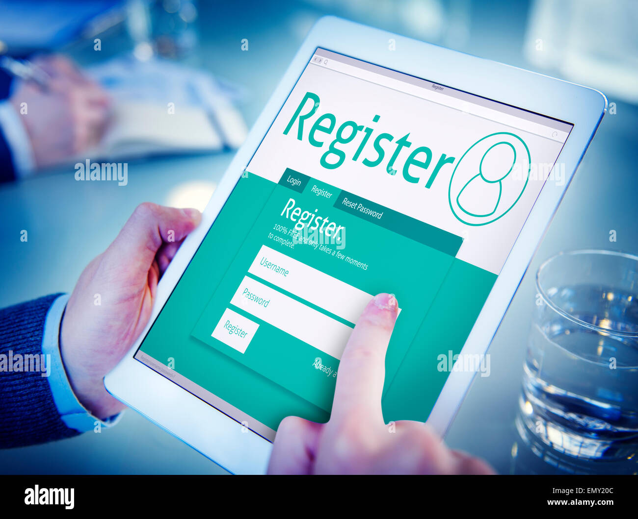 Digital registration hi-res stock photography and images - Alamy