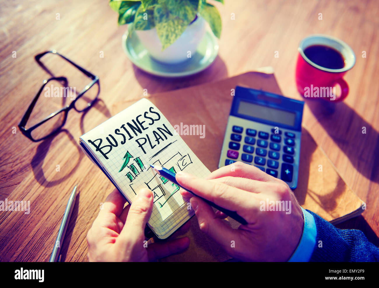 Business plan illustration hi-res stock photography and images - Alamy