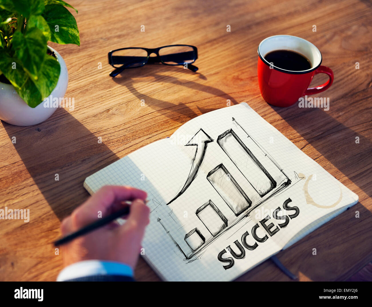 Success note hi-res stock photography and images - Alamy