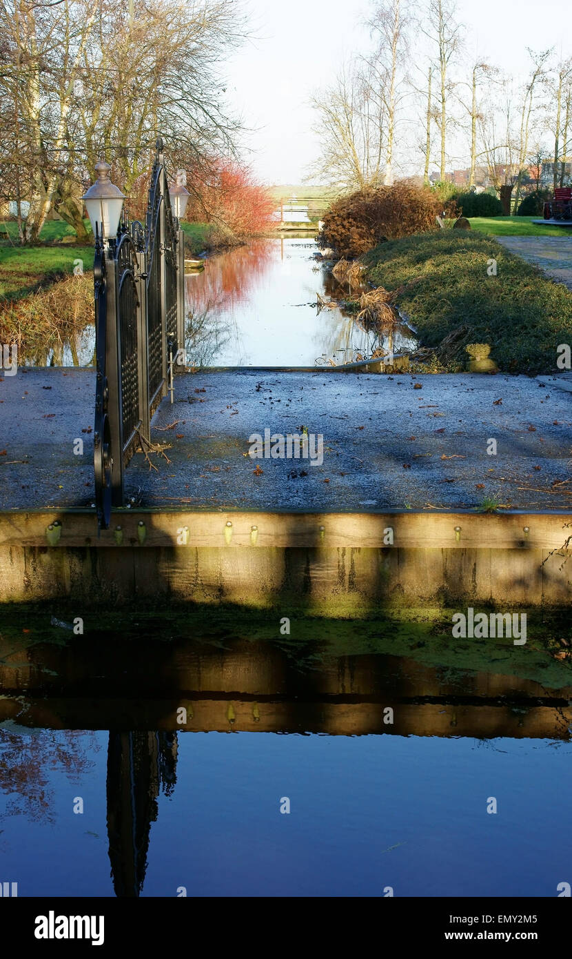 Drainage channel garden hi-res stock photography and images - Alamy