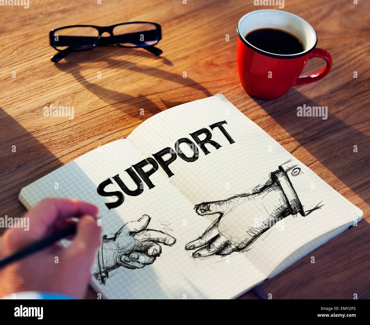 Support a team hi-res stock photography and images - Alamy