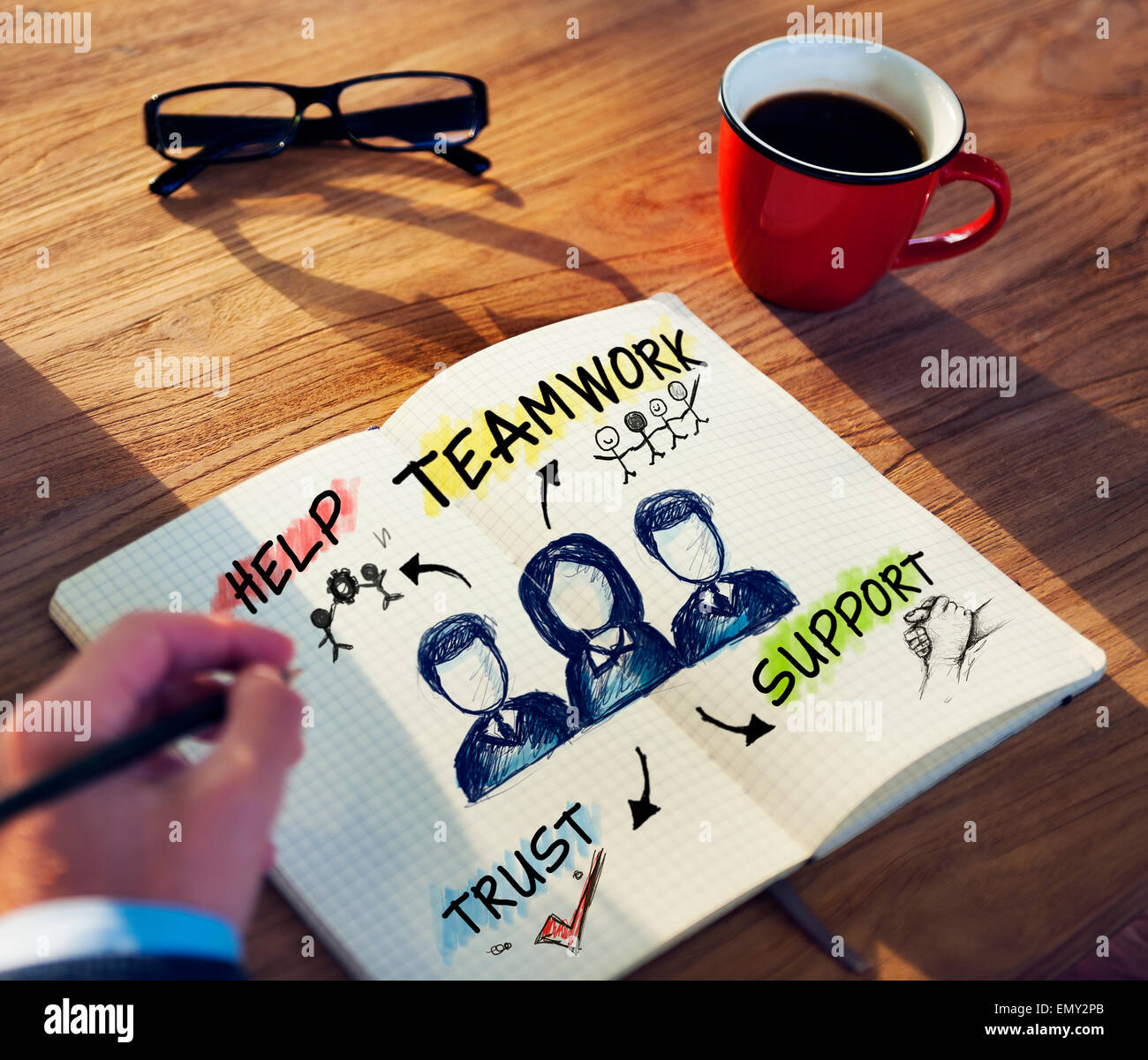 To support their team hi-res stock photography and images - Alamy