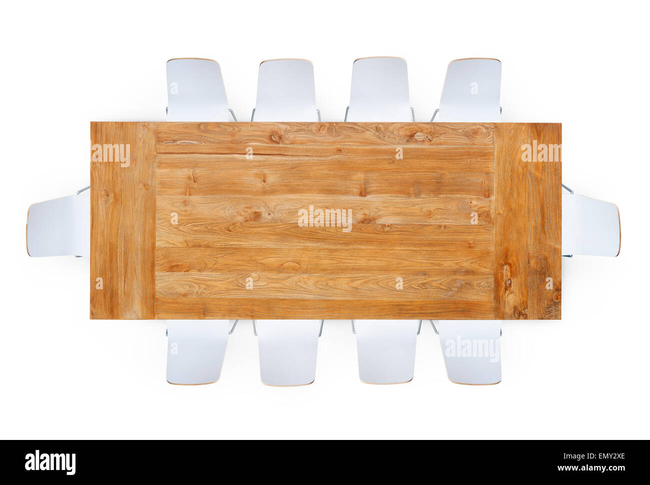 Conference table above view hi-res stock photography and images - Alamy