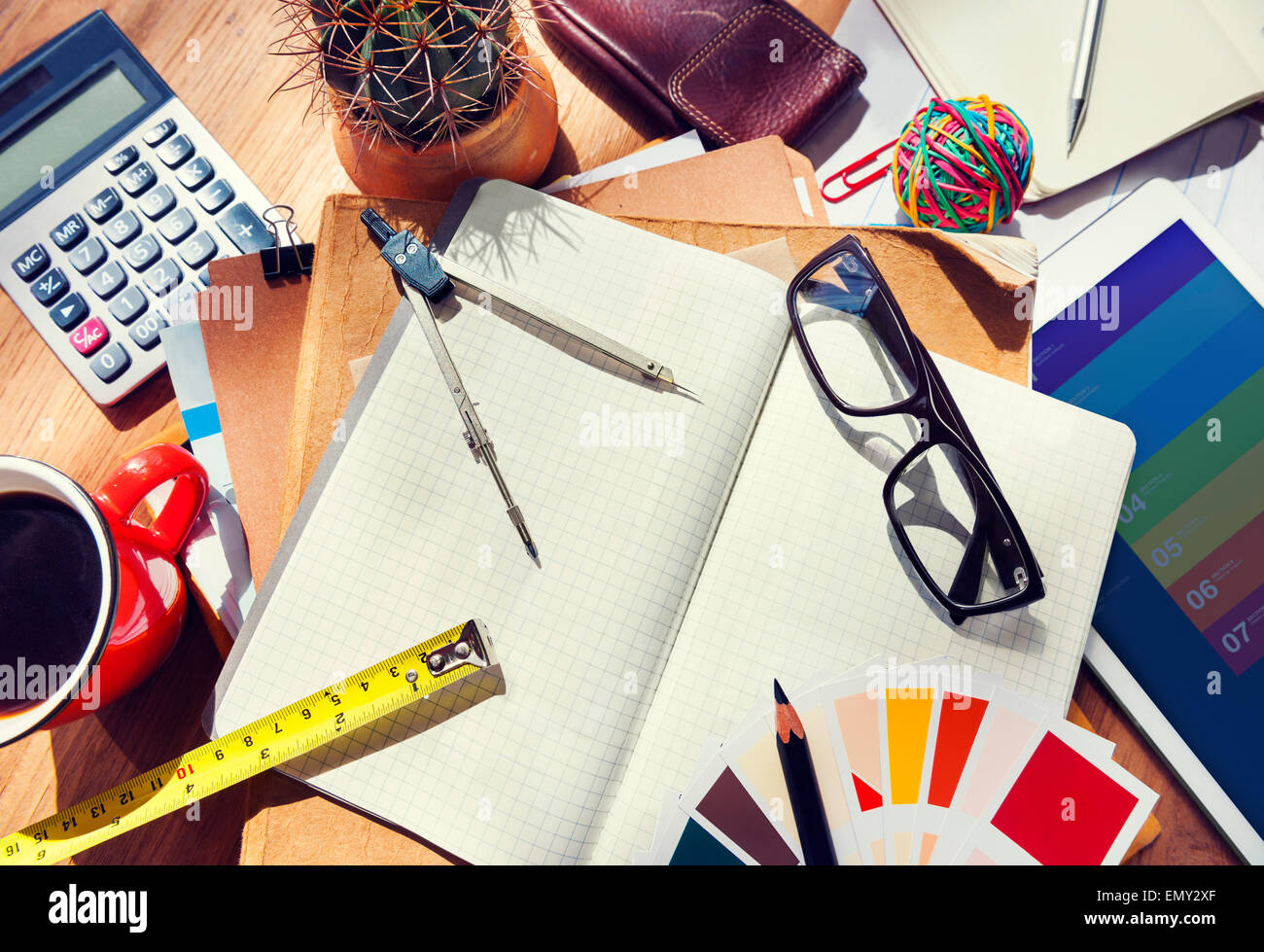 Messy desk hi-res stock photography and images - Alamy