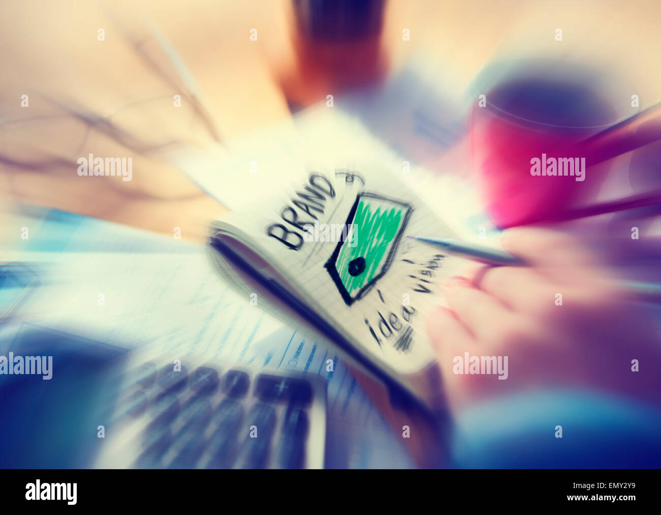 Businessman Brand Single Word Concepts Stock Photo - Alamy