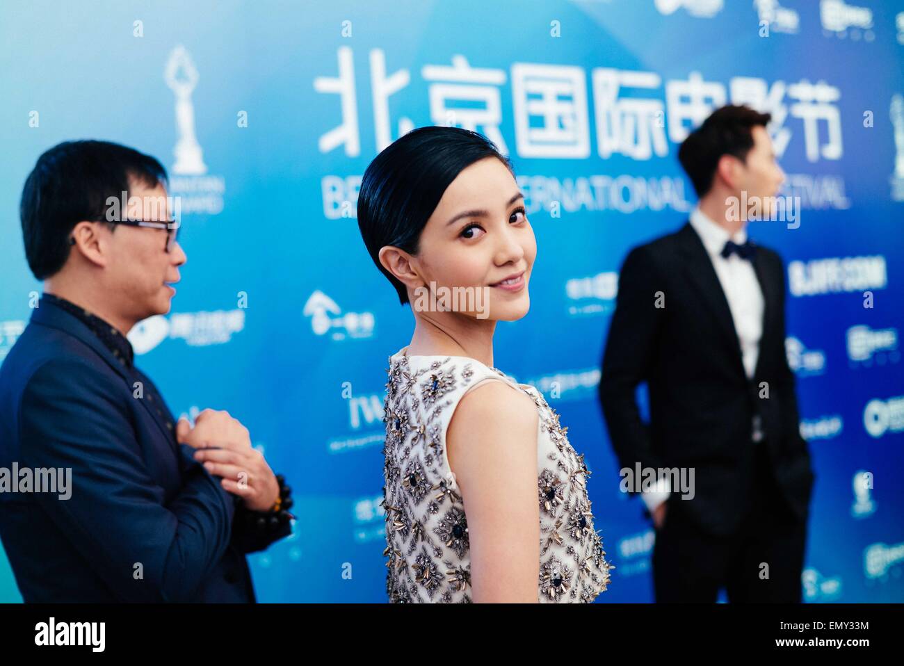 Actress red carpet interview hi-res stock photography and images - Alamy