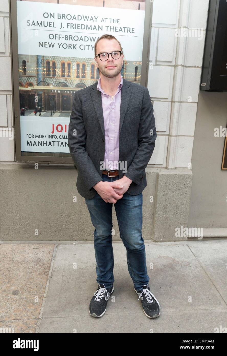 New York, NY, USA. 23rd Apr, 2015. Samuel Hunter at arrivals for ...
