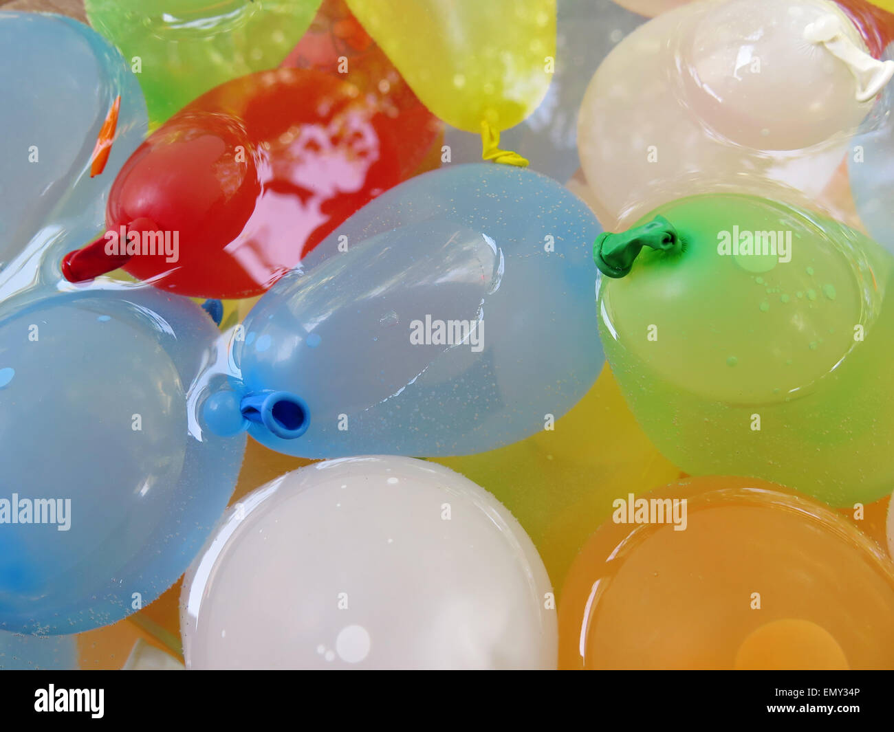 Floating Water Bombs Stock Photo - Alamy
