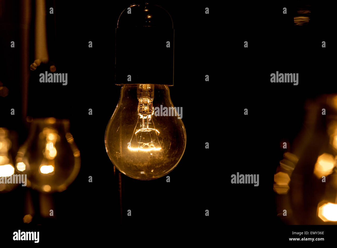 lamp hanging from the top Stock Photo - Alamy