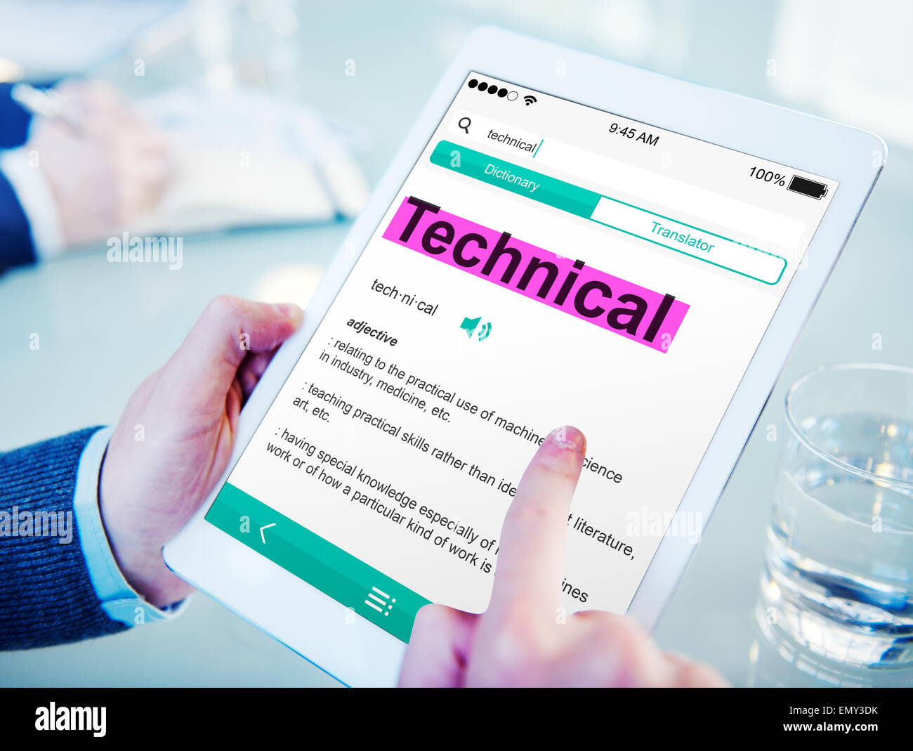 Human hands holding digital hi-res stock photography and images - Alamy