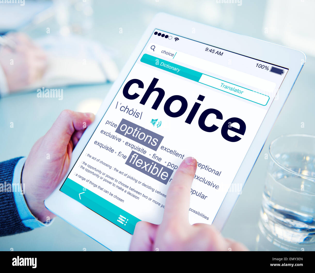 Reading options hi-res stock photography and images - Alamy