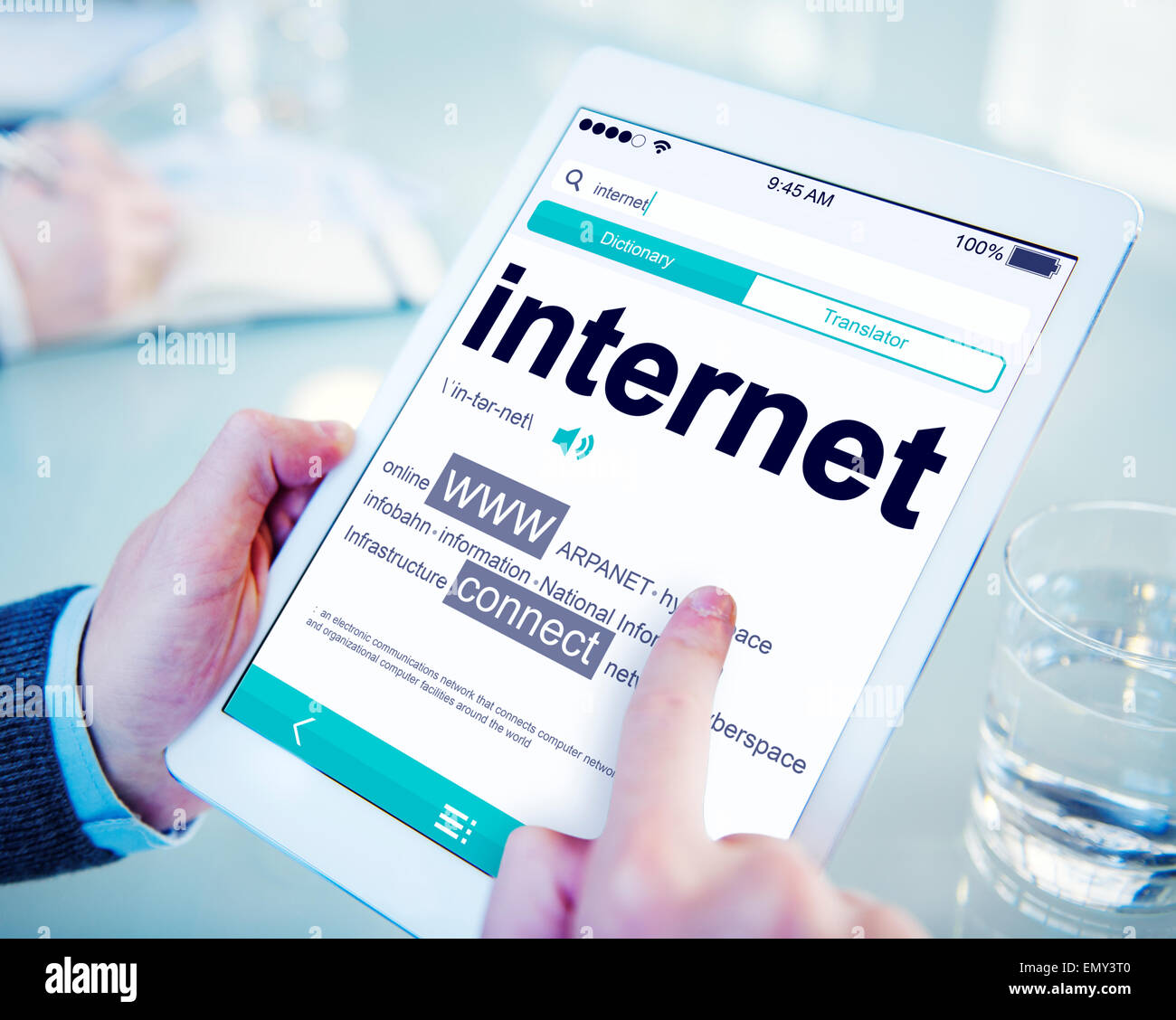 Internet connection meaning world wide hi-res stock photography and ...