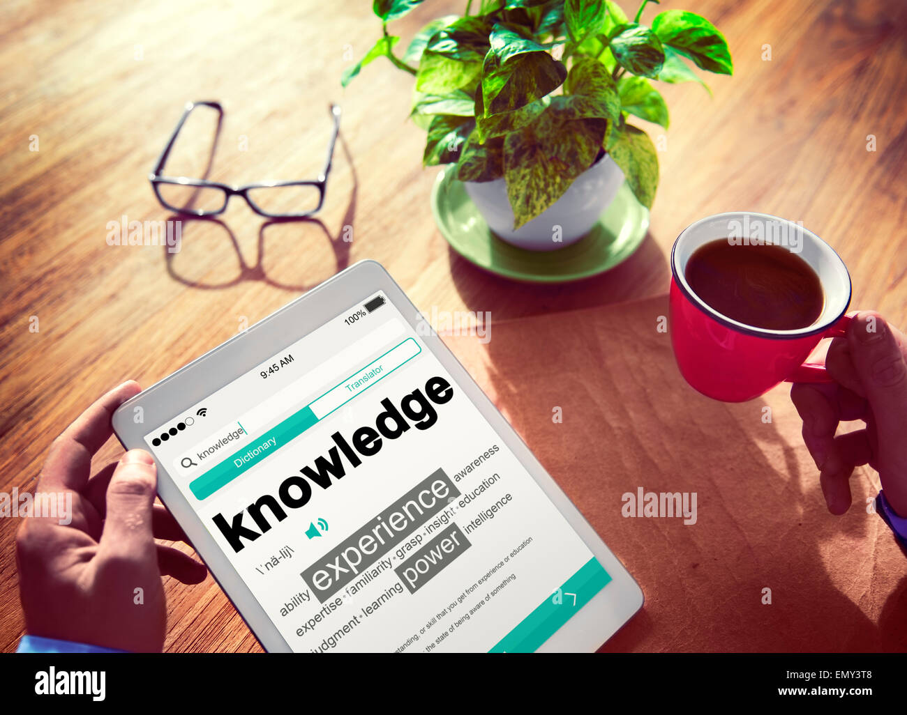 Knowledge Experience Power Proficiency Concept Stock Photo - Alamy